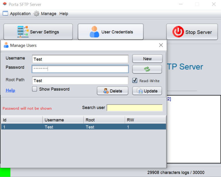 Best Portable SFTP Server (Cross Platform) - PORTA SFTP SERVER