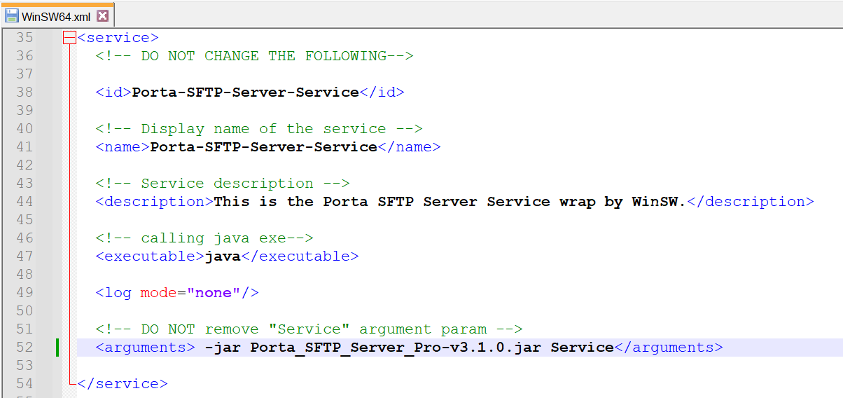 How To Run Porta SFTP Server As Windows Service - PORTA SFTP SERVER