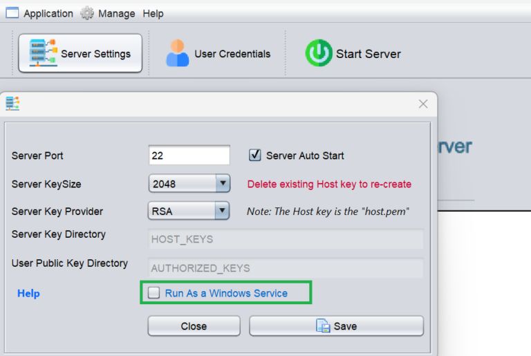 How To Run Porta SFTP Server As Windows Service - PORTA SFTP SERVER